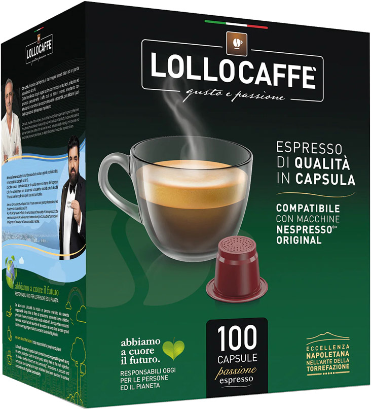 Lollo Caffè Classico | 100 capsule compatibili Nespresso®*