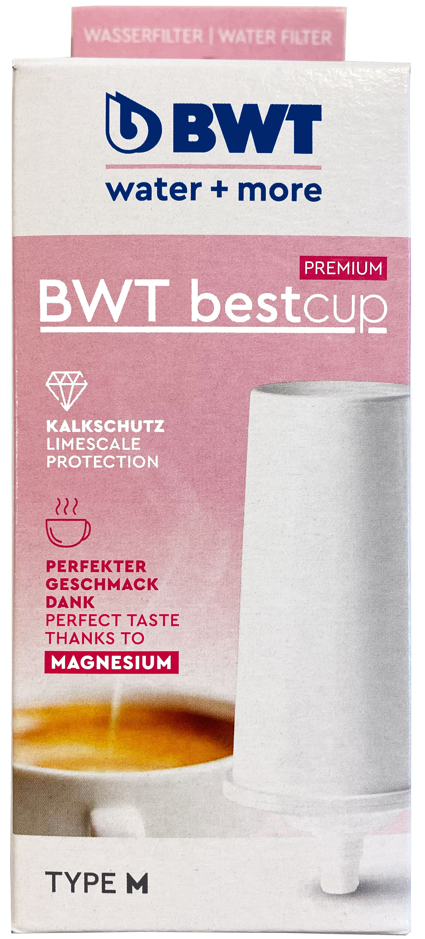 BWT - Filtro per acqua ⇒ Bestcup Premium - M - Addolcitore